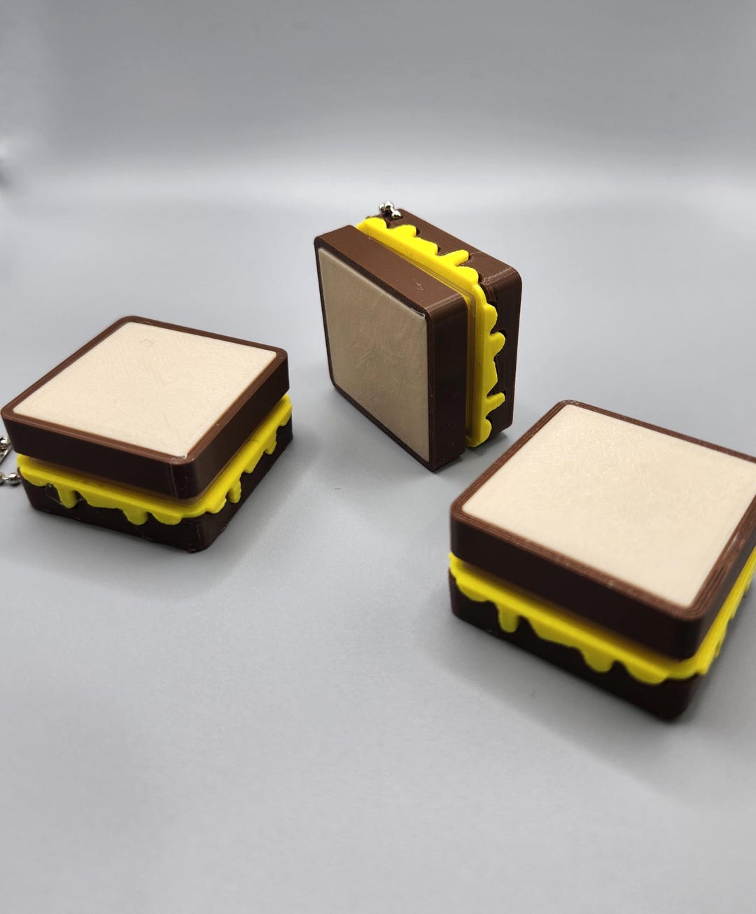 Fidget Clickers-clicky Food Toy Keychain -keychain-sensory Toy-stress ...