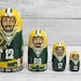 Green Bay Packers Football NFL Sport Doll 7.08 or 18cm Hand Painted ...