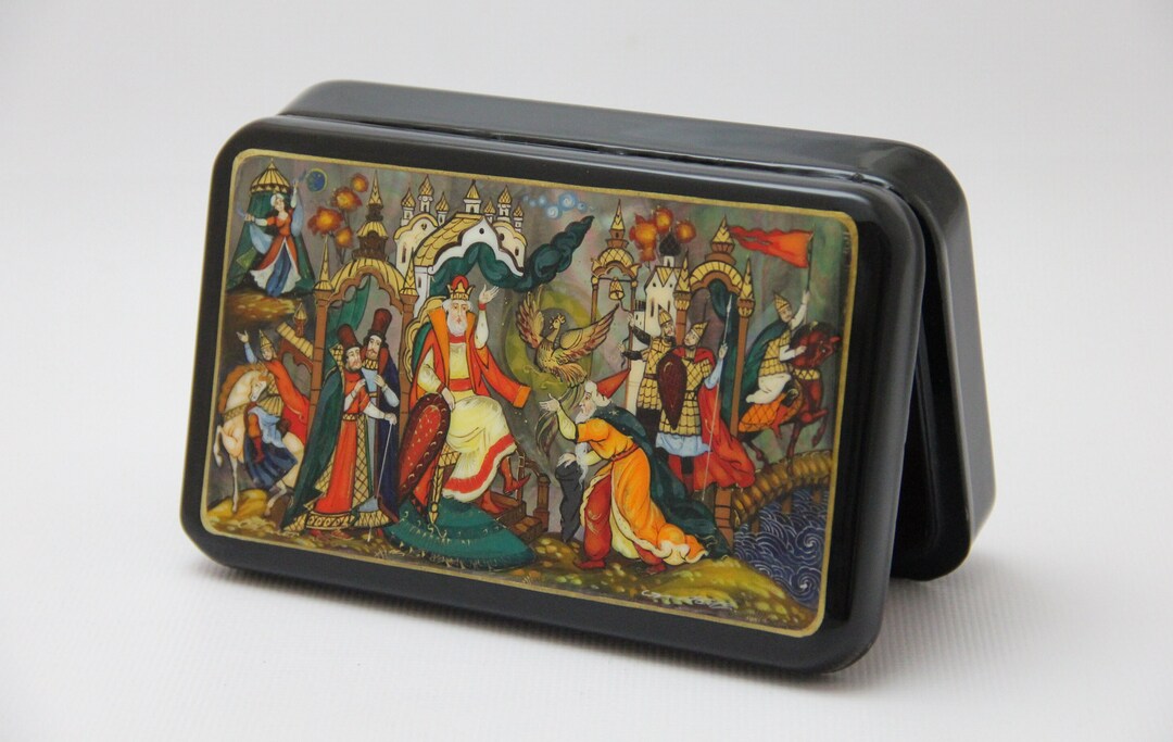 MADE in UKRAINE Ukrainian Lacquer Box, Palekh Art Painting School ...
