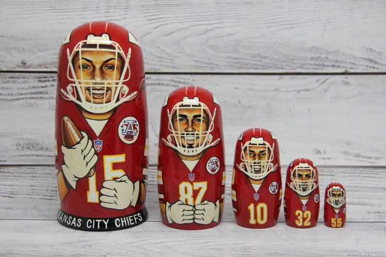 Kansas City Chiefs Football NFL Sport Doll 7.08 or 18 Cm - Etsy