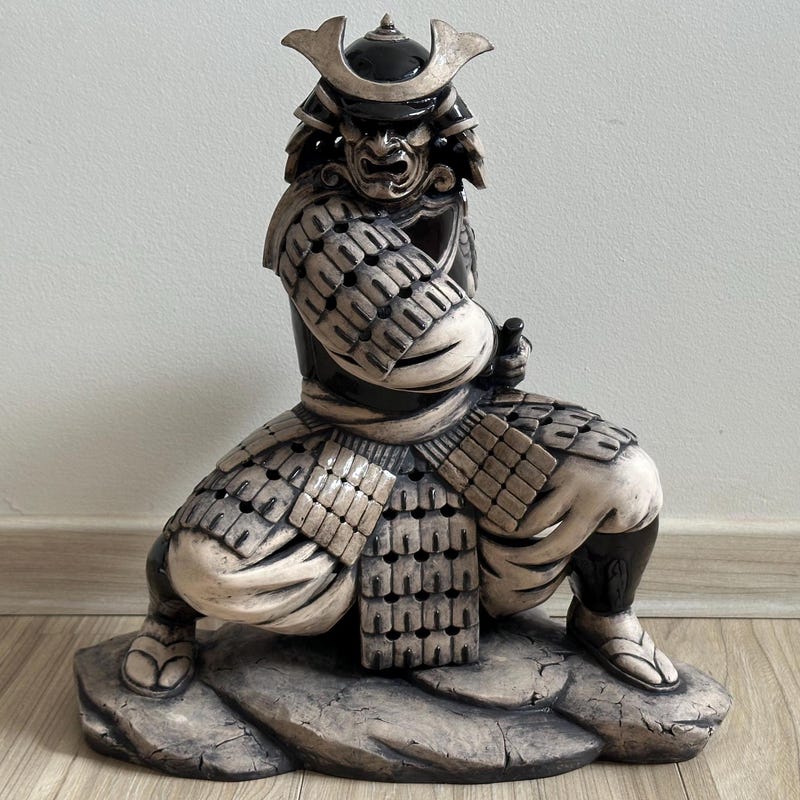 Samurai Statue Figurine - Etsy