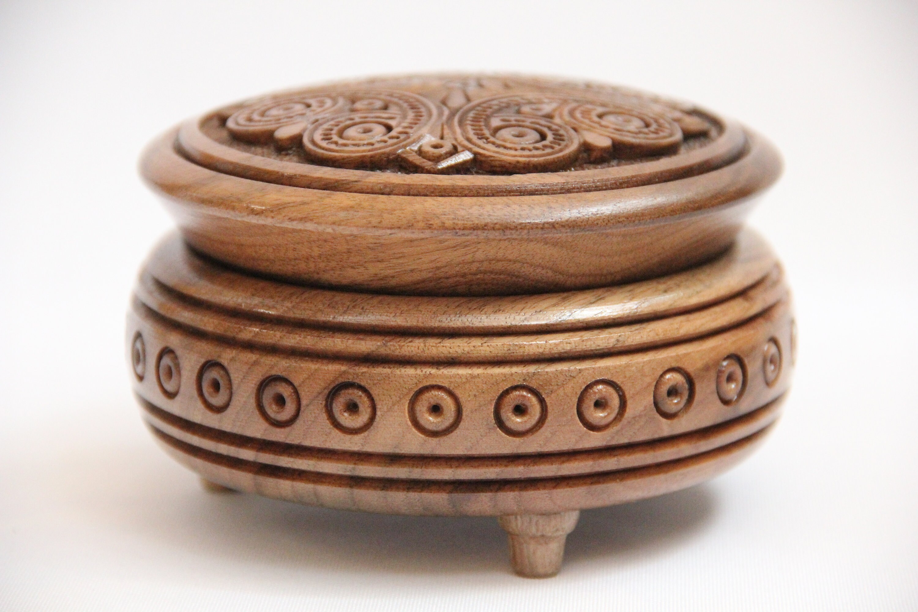 Ecological Wood Jewelry Box Wooden Jewelry Box Handmade Hand - Etsy