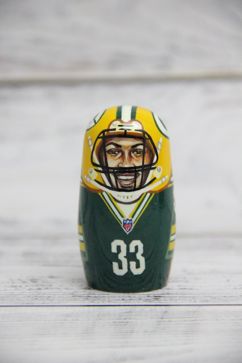 Green Bay Packers Football NFL Sport Doll 7.08 or 18cm - Etsy
