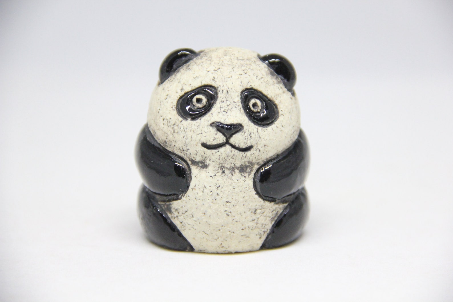 Ceramic Sculpture Panda 1.96 Collectable Ceramic - Etsy