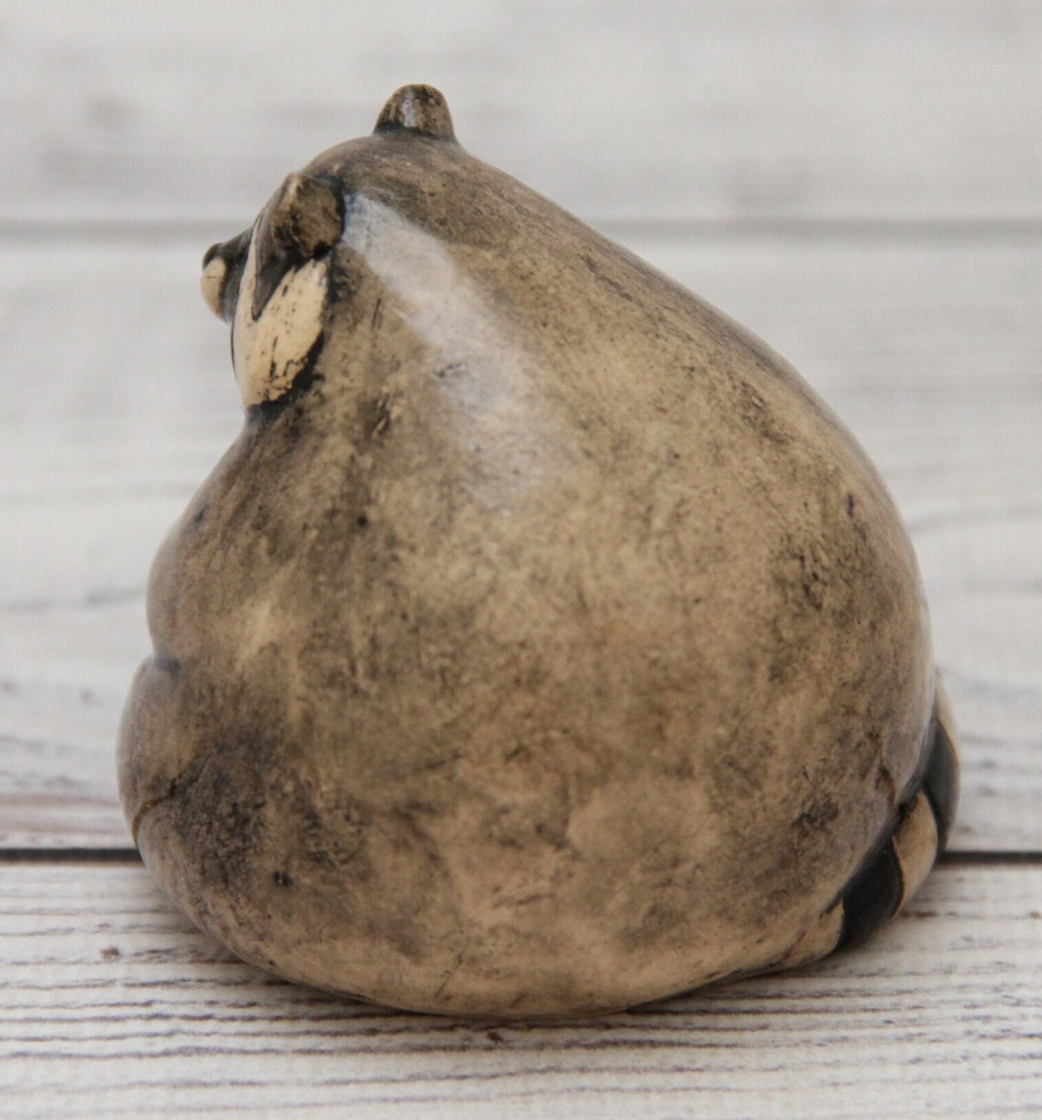 Ceramic Figurine Raccoon 2.36 Collectable Ceramic - Etsy