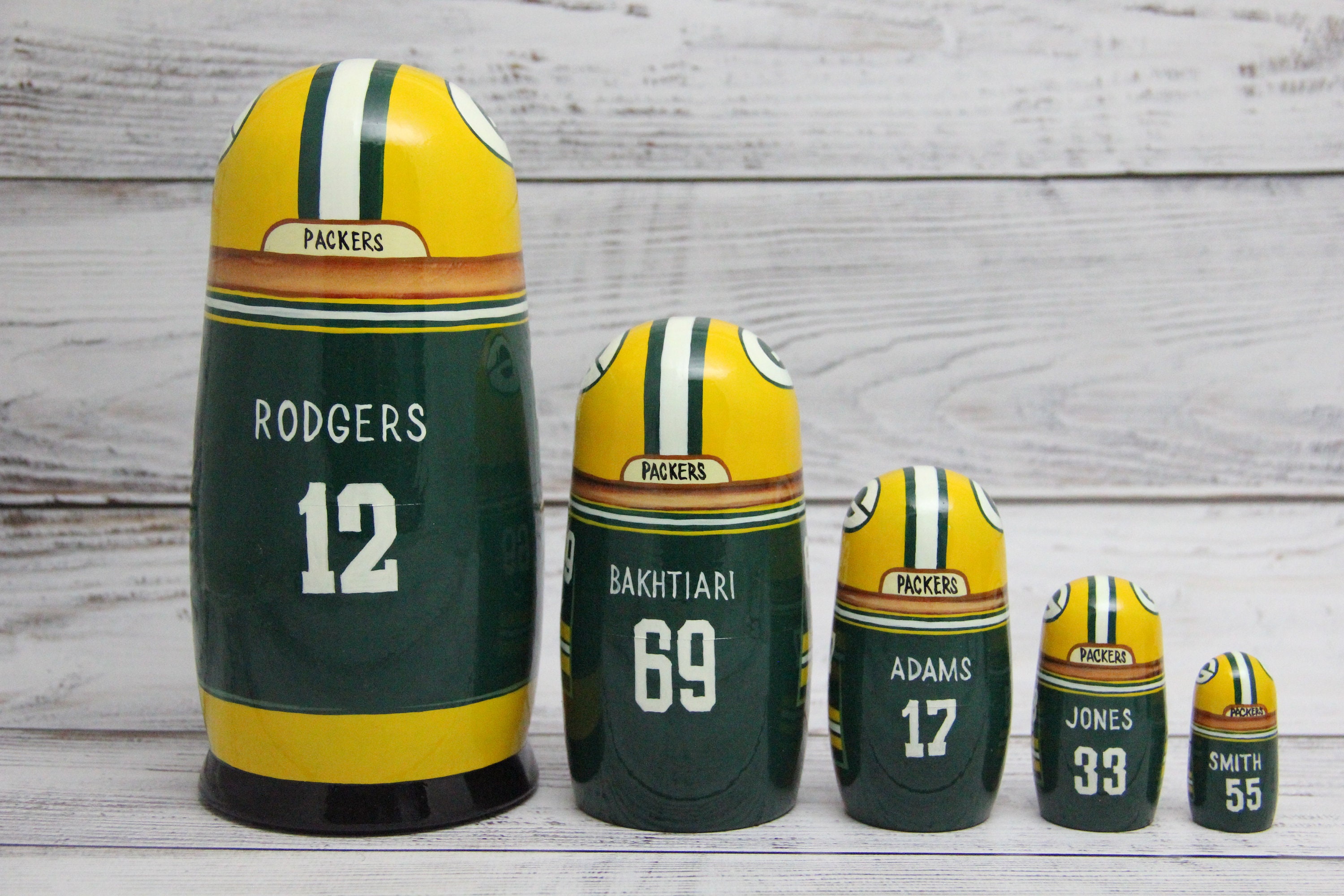 Green Bay Packers Football NFL Sport Doll 7.08 or 18cm - Etsy