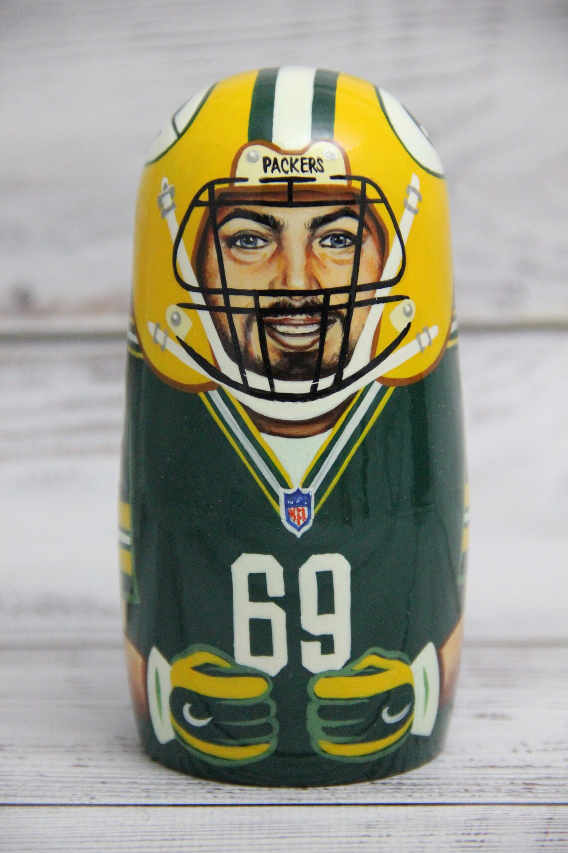Green Bay Packers Football NFL Sport Doll 7.08 or 18cm - Etsy