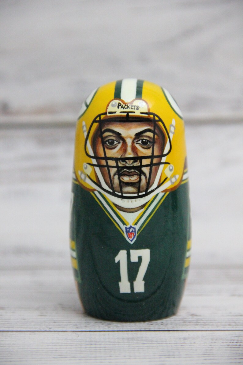 Green Bay Packers Football NFL Sport Doll 7.08 or 18cm - Etsy