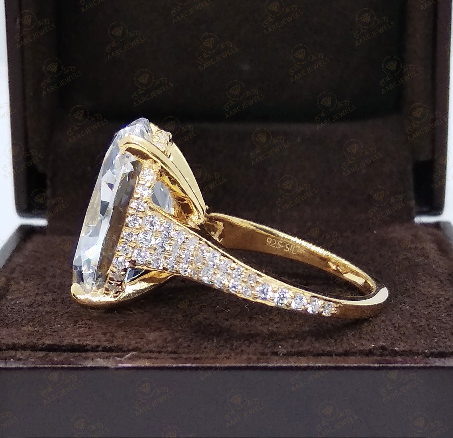 Oval Shaped Solitaire Cocktail Party Ring 6.70 Ct Oval Cut - Etsy