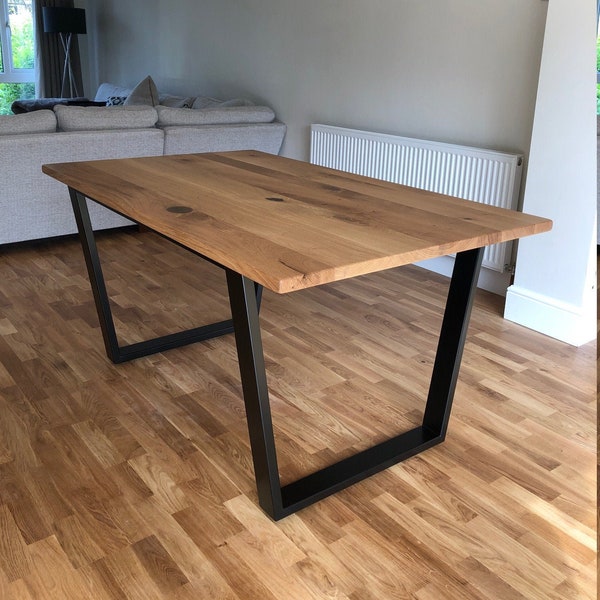 Oak Dining Table - Etsy UK