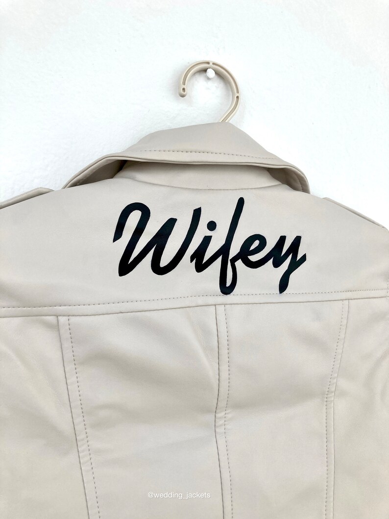 White Wedding Jacket, Bride Leather Jacket - Etsy