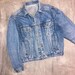 Football Jean Jacket - Etsy