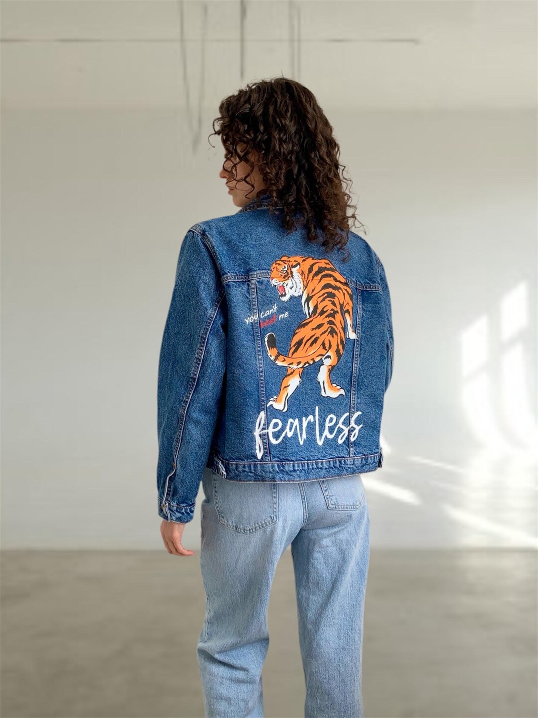 Personalized Gift, Custom Jean Jacket, Personalized Jean Jacket, Hand ...