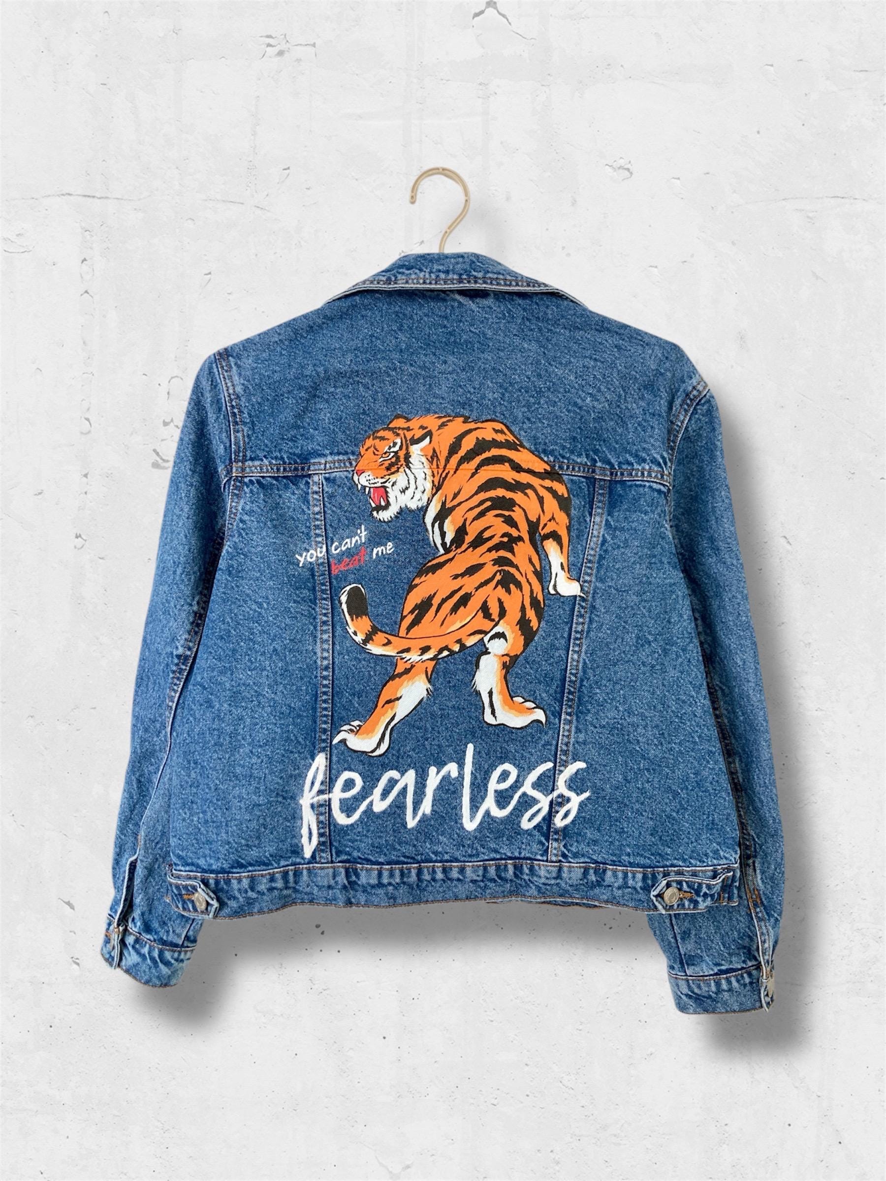 Personalized Gift, Custom Jean Jacket, Personalized Jean Jacket, Hand ...
