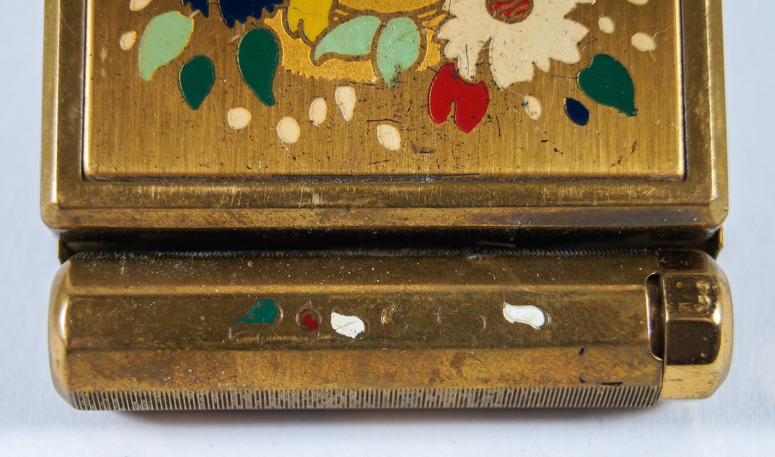 Vintage Makeup Compact Square Circa 1940s YARDLEY Enamelled Brass ...