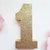Number 1 Photo Prop, First Birthday, Number One, Gold Glitter Number ...