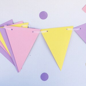 Paper Unicorn Bunting , Triangle Penant Party Banner , Unicorn Party ...