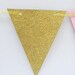 Paper Pink Gold Bunting Triangle Penant Party Banner Pink - Etsy
