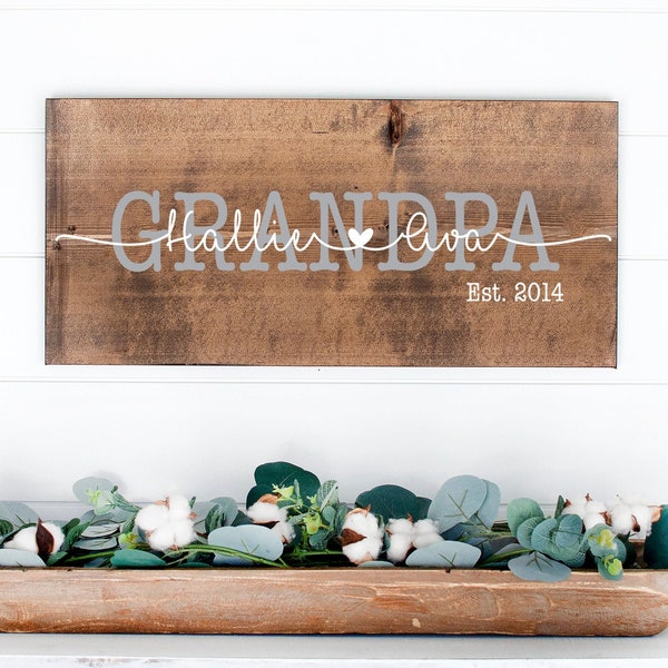 Grandpa Sign - Etsy