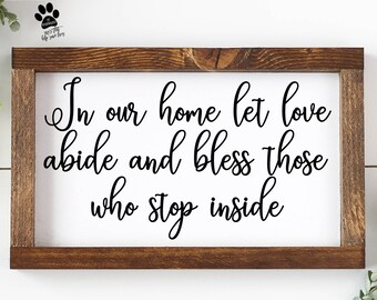 Let Love Abide Svg - Etsy