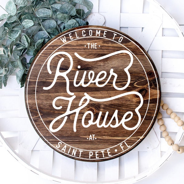 River House Sign - Etsy
