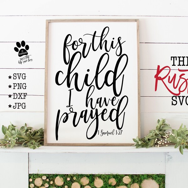 Svg Files for Cricut Praying Child Silhouette - Etsy