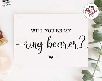 Ring Bearer Proposal Card - Etsy