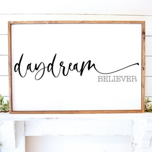 Daydream Believer Daydream Believer Sign Printable Wedding - Etsy