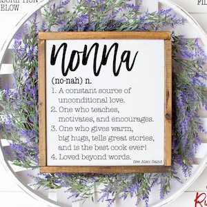 Nonna Definition, Nonna Svg, Grandma Definition, Mother's Day Gift ...