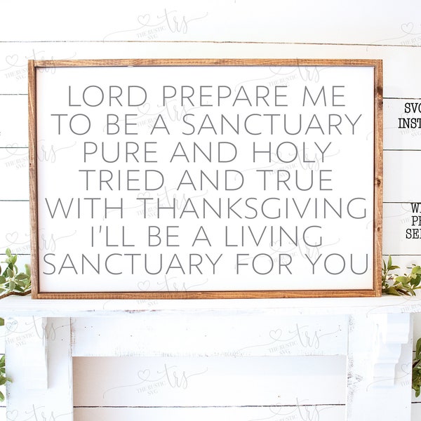 Sanctuary Sign - Etsy