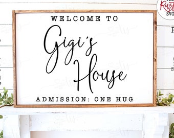 Gigi’s House Sign - Etsy