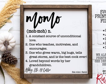 Custom Momo Sign - Etsy