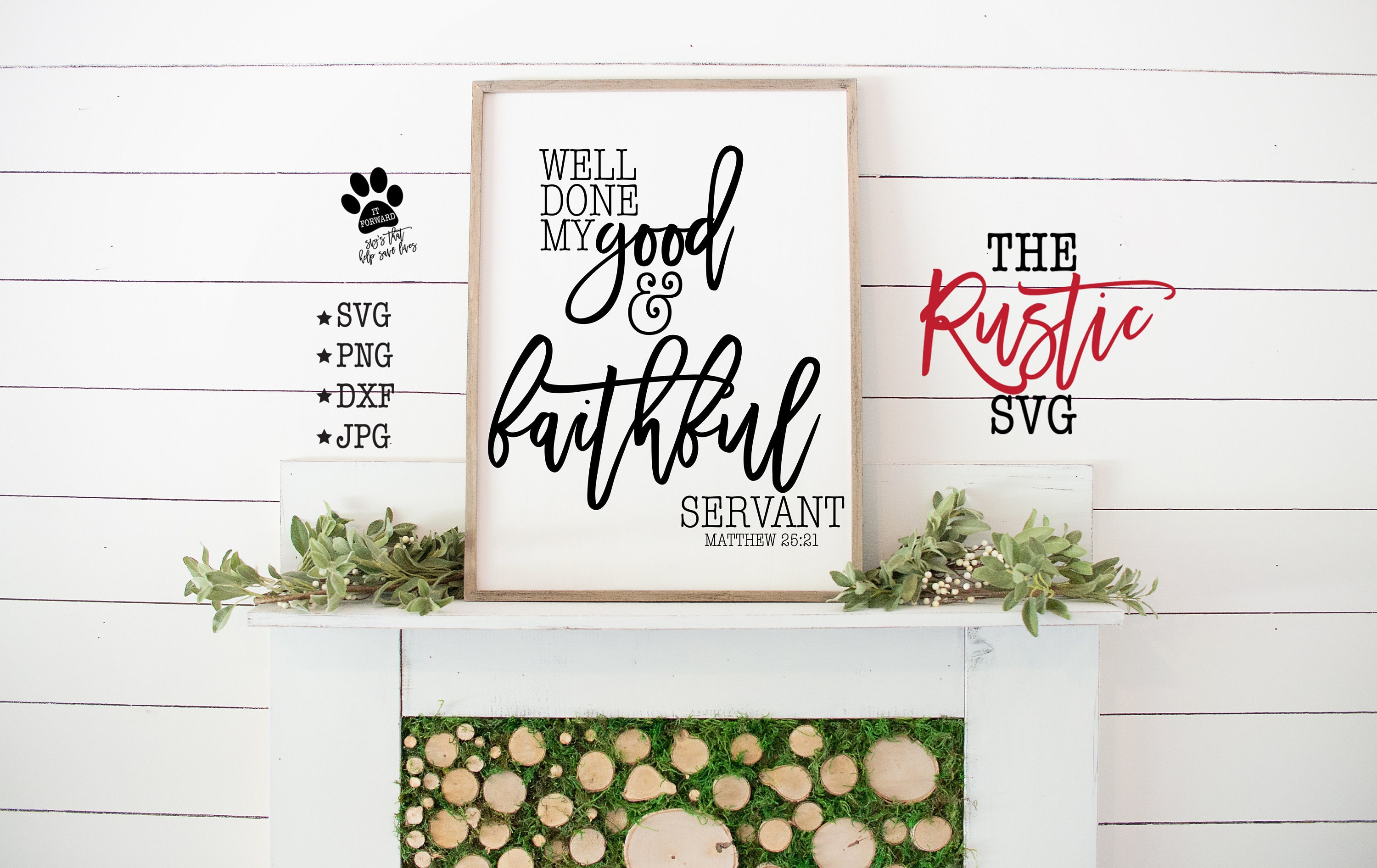 Well Done My Good And Faithful Servant Printable Christian - Etsy España