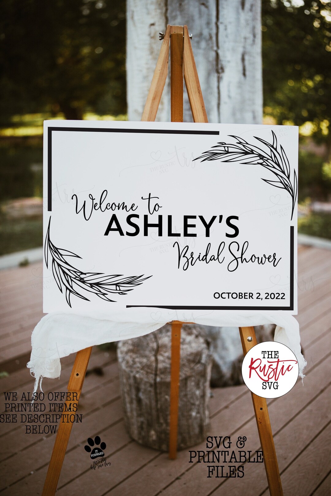 Printable Bridal Shower Welcome Sign, Welcome to Bridal Shower, Welcome ...