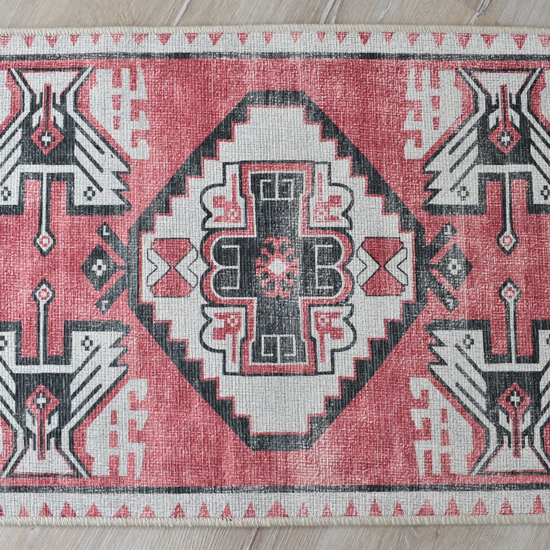 Red Persian Rug - Etsy