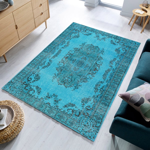 Turquoise Rug - Etsy