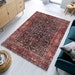 Oriental Medallion Red Area Rug Rustic Mid Century Modern Small Large ...