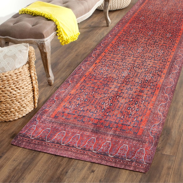 Red Rug Runner - Etsy
