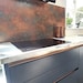 Kitchen Splashback Patina Copper Effect "blue Clouds" - Etsy