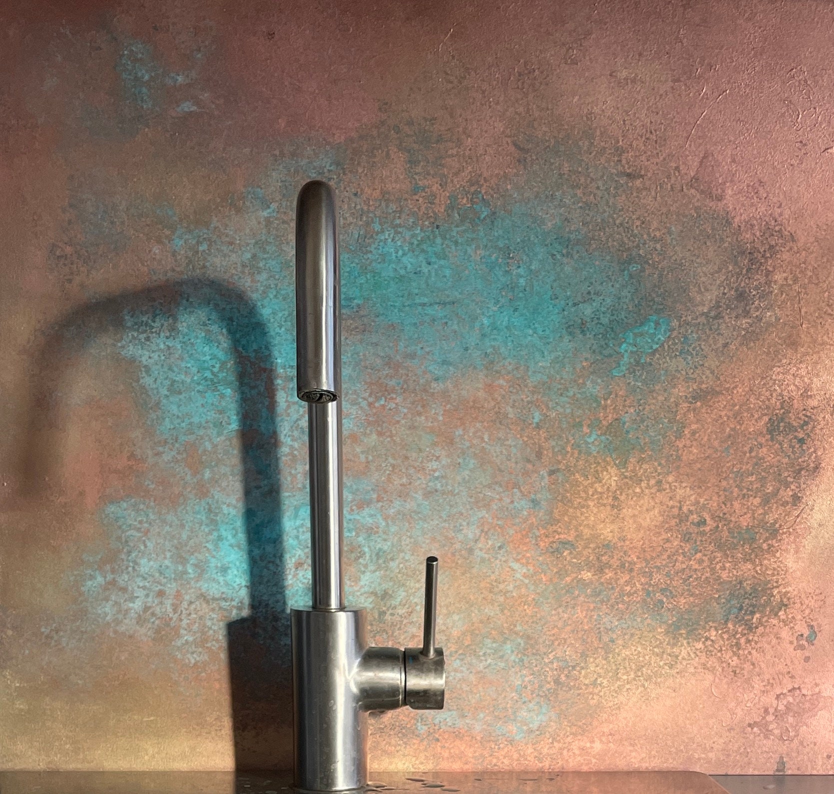 Kitchen Splashback Aged Copper Effect "stormy Sky" - Etsy UK