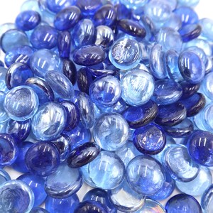 500g Glass Nuggets Transparent Glass Pebbles Decoration Glass Beads ...