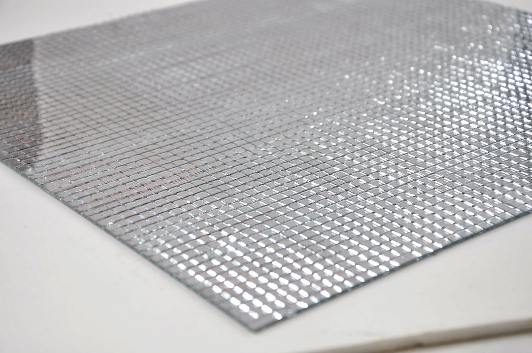 Self-adhesive Mirror Glass Tile Sheet: Silver Mosaic (5x5mm/30x30cm) - Etsy