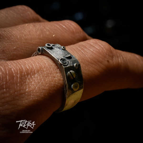 Mechanical Ring - Etsy
