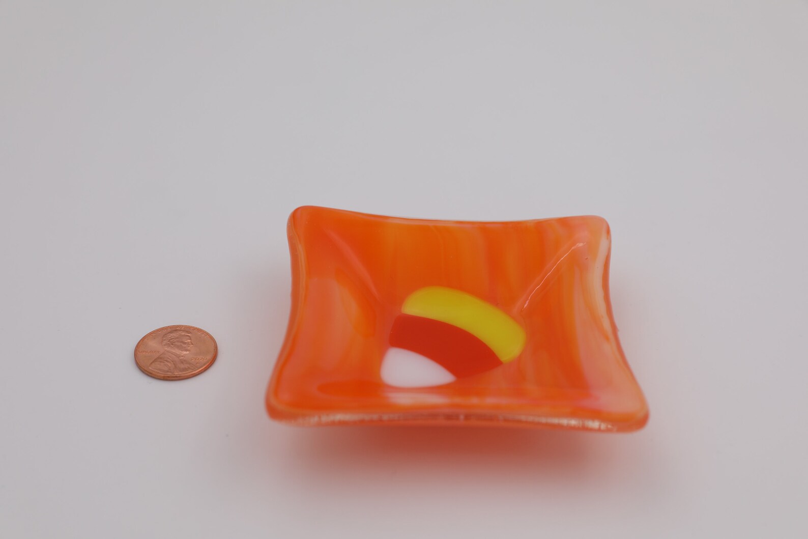 Candy Corn Glass Dish - Etsy