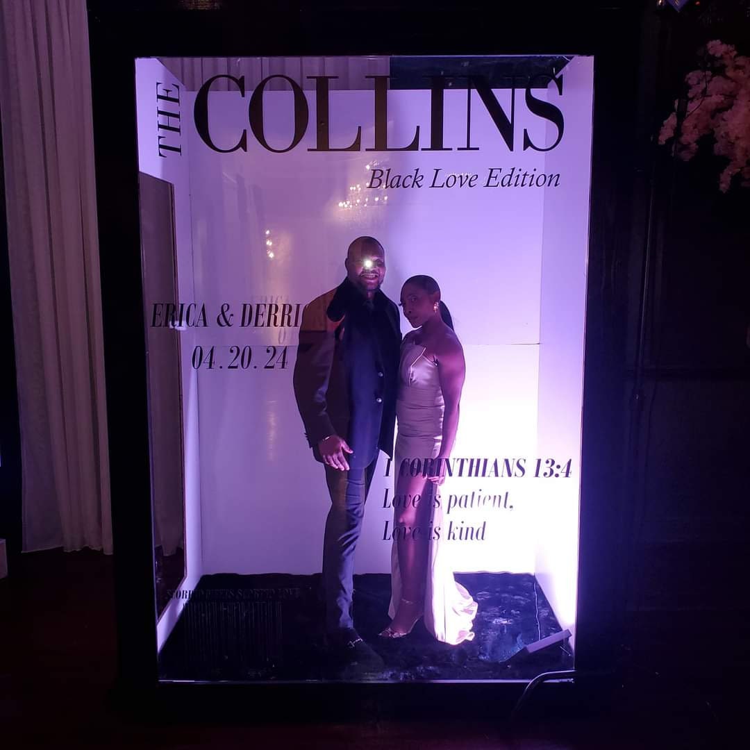 LUXURY High Gloss Wood Frame Wedding /event Photobooth - Etsy