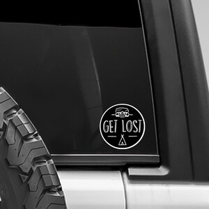 Get Lost 3" Decal - Etsy