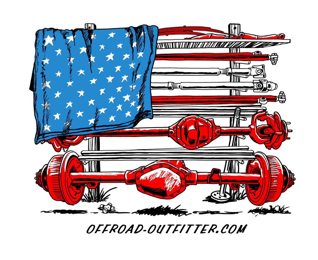 Parts Flag Decal, Measures 3" Die Cut, Long Lasting Weatherproof Die ...
