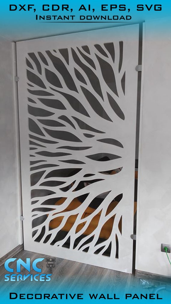 Decorative Wall Panels Vector File CNC Laser Plasma - Etsy