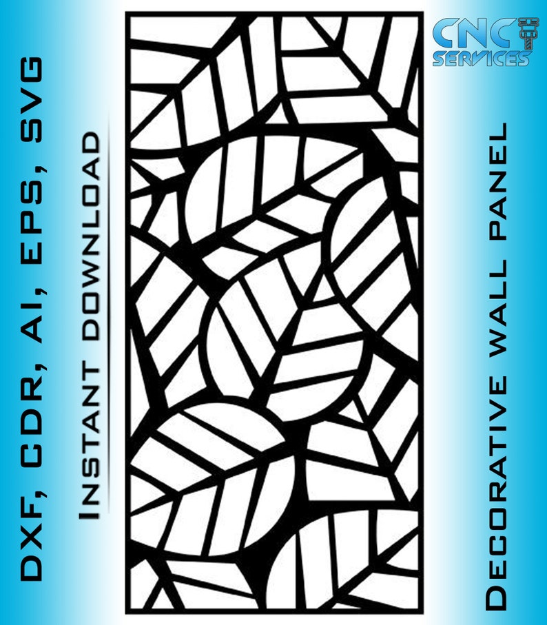 Decorative Wall Panels Vector File , CNC, Laser, Plasma Drawing ...