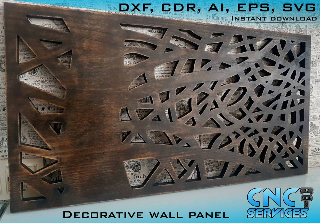 Decorative Wall Panels Vector File , CNC, Laser, Plasma Drawing ...
